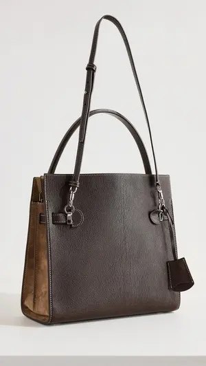 Tory Burch Lee Radziwill Textured Double Bag