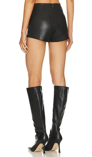 Superdown Sonya Faux Leather Skort