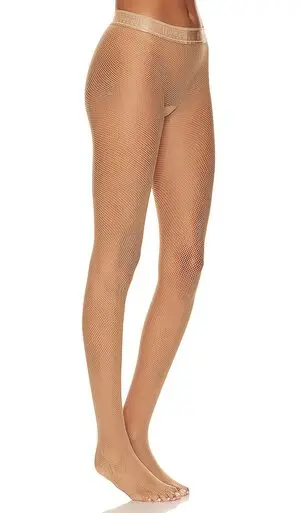 Wolford Fishnet 20 Tights - Gobi