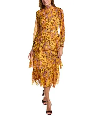 TAHARI ASL Tahari Asl Tiered Maxi Dress - Yellow