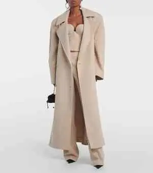 Magda Butrym Double-breasted Cashmere Coat