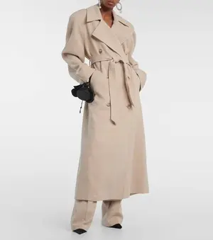 Magda Butrym Double-breasted Cashmere Coat