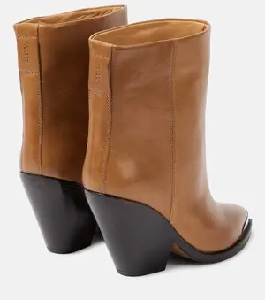 Isabel Marant Ladel Leather Ankle Boots