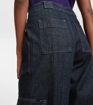 Ag X Emrata Amia High-rise Cargo Jeans