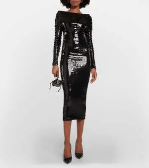 Alexandre Vauthier Sequined Strapless Gown
