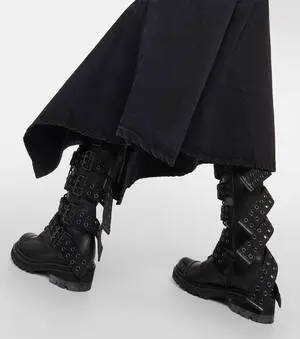 Junya Watanabe Embellished Leather Boots