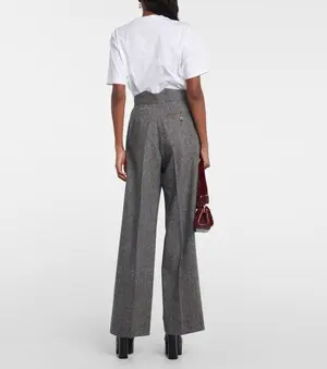VIVIENNE WESTWOOD Tailored Straight Leg Wool Trousers
