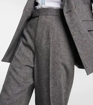 VIVIENNE WESTWOOD Tailored Straight Leg Wool Trousers