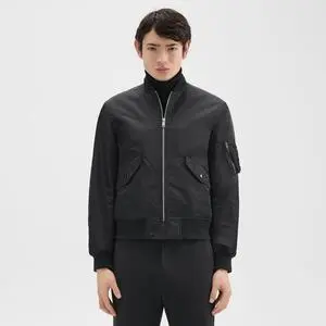 Theory Bomber Puffer Jacket - Black