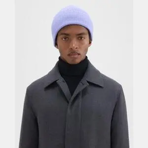 Theory Ribbed Cashmere Beanie - Grotto