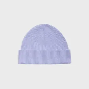 Theory Ribbed Cashmere Beanie - Grotto
