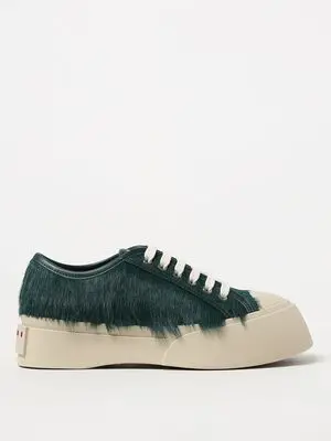 Marni Pablo Pony Leather Sneakers Green