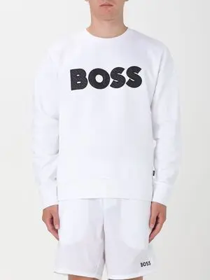 BOSS Sweatshirt With Monogrammed Logo Detailing