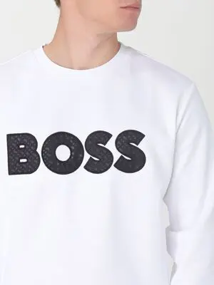 BOSS Sweatshirt With Monogrammed Logo Detailing