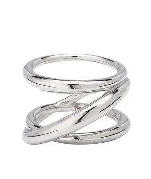 Charlotte Chesnais Sterling Triplet Ring - Silver