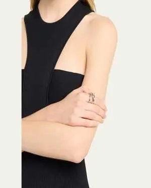Charlotte Chesnais Sterling Triplet Ring - Silver