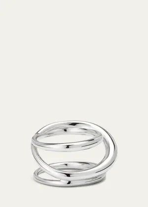 Charlotte Chesnais Sterling Triplet Ring - Silver