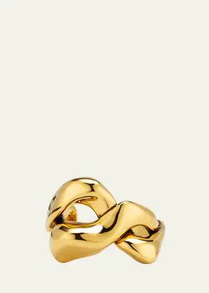 Alexander McQueen Twisted Cuff Bracelet - Giallohava