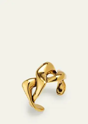Alexander McQueen Twisted Cuff Bracelet