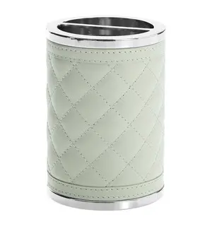 RIVIERE Quilted Elba Diamonds Toothbrush Holder - Green