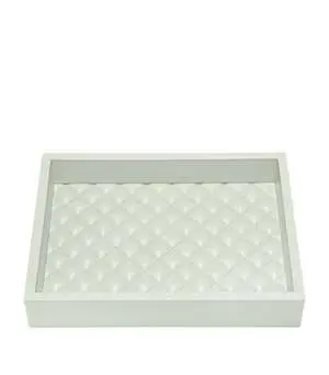 RIVIERE Large Quilted Febe Diamonds Tray