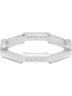 Gucci Link To Love 18-karat Ring - Silver