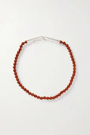 SOPHIE BUHAI Net Sustain Grecian Silver Jasper Necklace