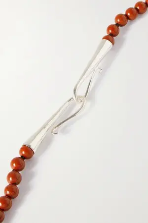 SOPHIE BUHAI Net Sustain Grecian Silver Jasper Necklace