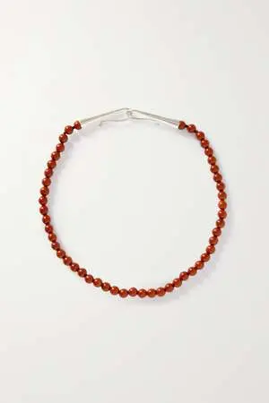 SOPHIE BUHAI Net Sustain Grecian Silver Jasper Necklace