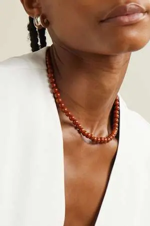 SOPHIE BUHAI Net Sustain Grecian Silver Jasper Necklace