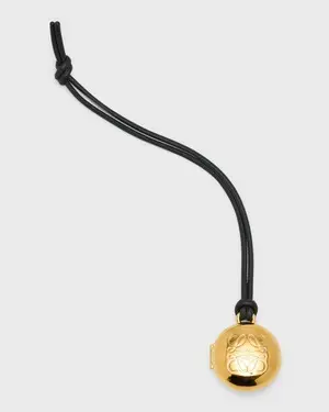 Loewe Loewe Anagram Pebble Locket Charm - 8133 Goldblack