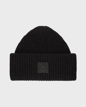 Moose Knuckles Apos;s Mariner Ribbed Toque Beanie - Black