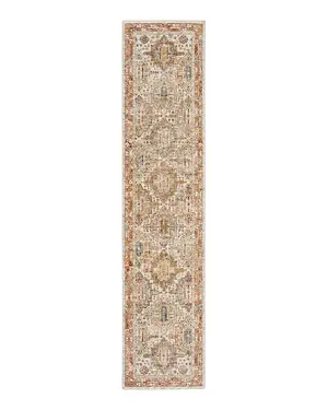 NOURISON HOME Sahar Shr01 Runner Area Rug, 2'3 X 10'2 Ivory/ Multi