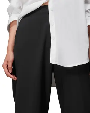 Whistles Lila Slim Fit Stretch Trousers - Black