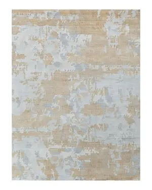 EXQUISITE RUGS Mineral 5361 Area Rug, 6' X 9' Silver/gold