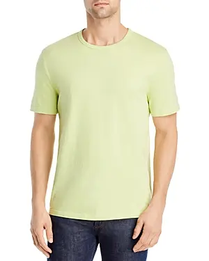 Vince Garment Dyed Crewneck Tee Washed Cactus Bloom
