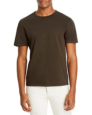 Vince Garment Dyed Crewneck Tee Washed Frog
