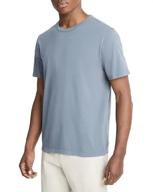 Vince Garment Dyed Crewneck Tee Washed Indigo