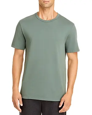 Vince Garment Dyed Crewneck Tee Washed Jensen Sage
