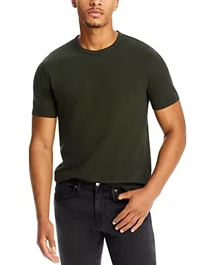 Vince Garment Dyed Crewneck Tee Washed Mos