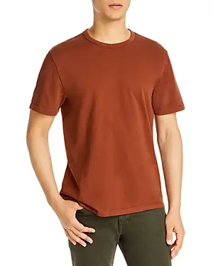 Vince Garment Dyed Crewneck Tee Washed Saltillo