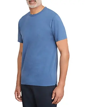 Vince Garment Dyed Crewneck Tee Washed Twilight