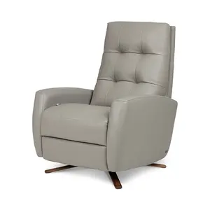 AMERICAN LEATHER Clark Recliner - Bison White