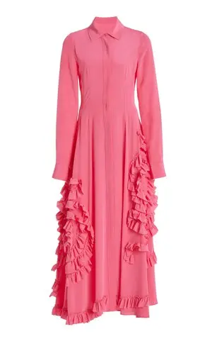 Ulla Johnson Gwen Ruffled Maxi Dress Only
