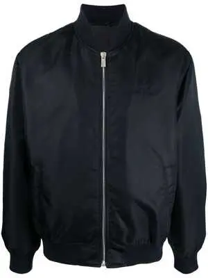 Versace Graphic-print Bomber Jacket - Blue