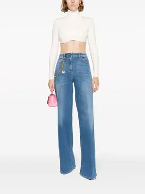 Elisabetta Franchi Roll Neck Knit Top