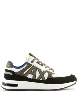 Armani Exchange Logo-patch Panelled Sneakers