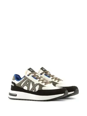 Armani Exchange Logo-patch Panelled Sneakers