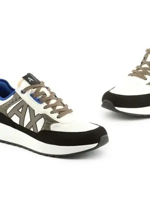 Armani Exchange Logo-patch Panelled Sneakers