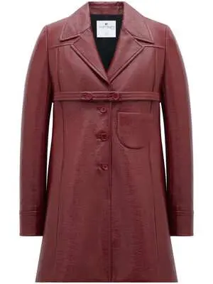 COURREGES Heritage Belted Vinyl Coat